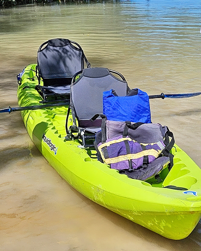 Tandem kayaking: because some of life's best discoveries are meant to be shared together.