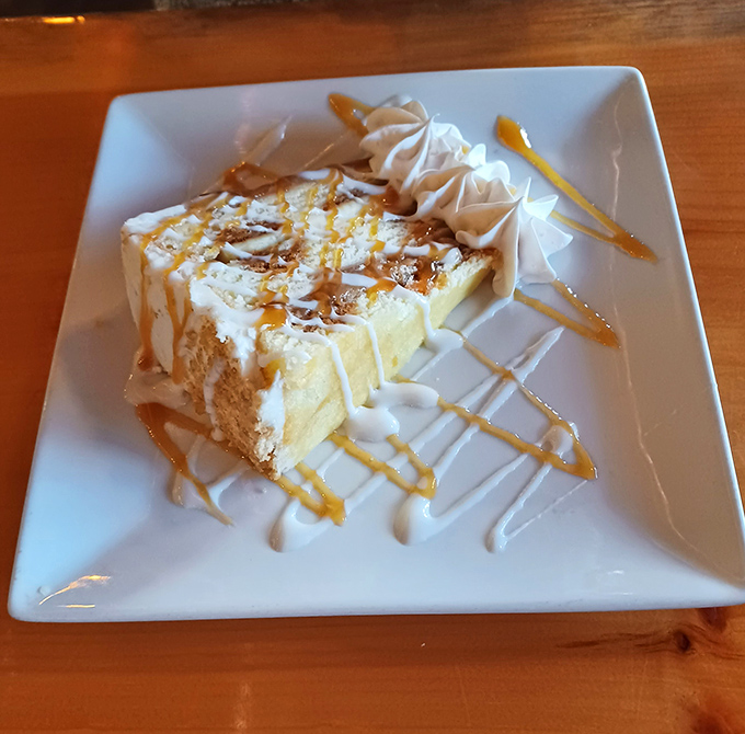 Vanilla caramel crunch cheesecake that doesn't need to show off&mdash;it knows exactly how good it is. Sweet without being cloying, rich without overwhelming.