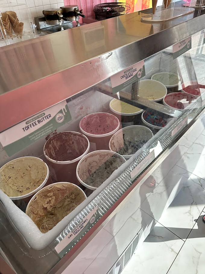 Gazing into this display case is like looking at Florida's version of the Sistine Chapel&mdash;each flavor a masterpiece, from toffee butter to chocolate chunk.
