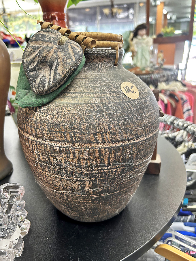 Ancient-looking pottery with modern price tags. This textured vase could be the conversation piece your living room has been missing.