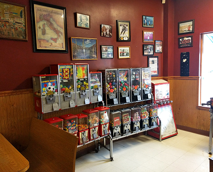 The wall of memories and toy machines creates that perfect nostalgic backdrop&mdash;where kids beg for quarters while adults reminisce about doing the same.