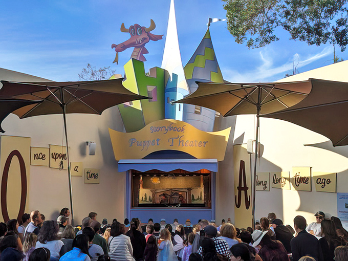 The Storybook Puppet Theater draws crowds the old-fashioned way&mdash;no CGI, no 3D glasses, just pure storytelling magic.