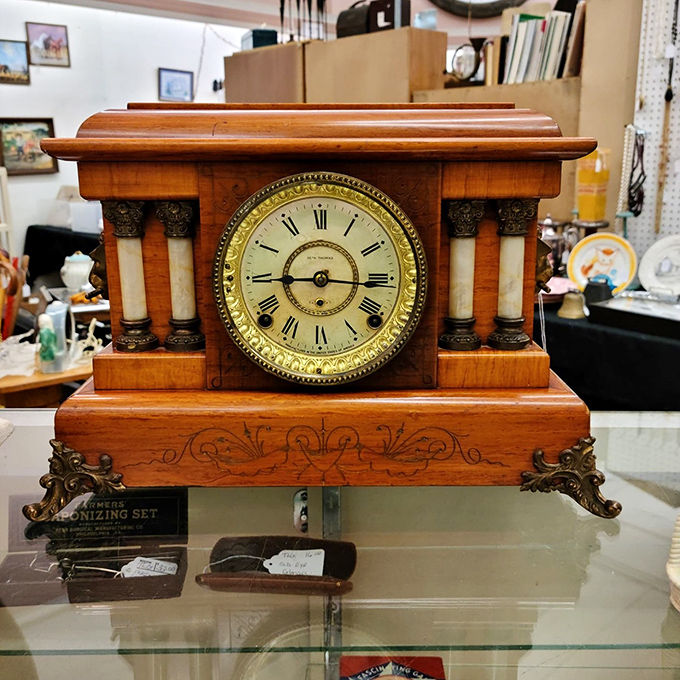 A timepiece that's witnessed more history than your history teacher. Wooden clocks like this don't just tell time&mdash;they tell stories.