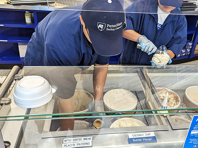 Behind the scenes magic where ice cream dreams become reality. These are the unsung heroes of happiness.