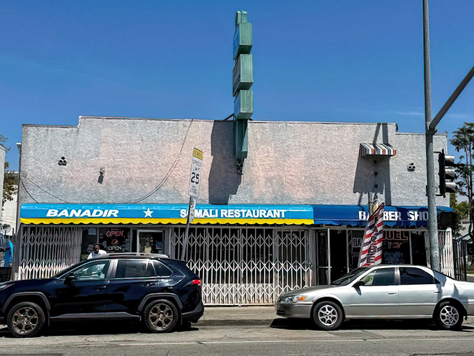 Banadir's simple blue awning marks the spot where Somali flavors transport Inglewood diners to the Horn of Africa.