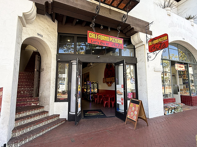 Cali-Forno's Spanish-style architecture blends seamlessly into Santa Barbara's distinctive aesthetic &ndash; beauty outside, deliciousness inside.