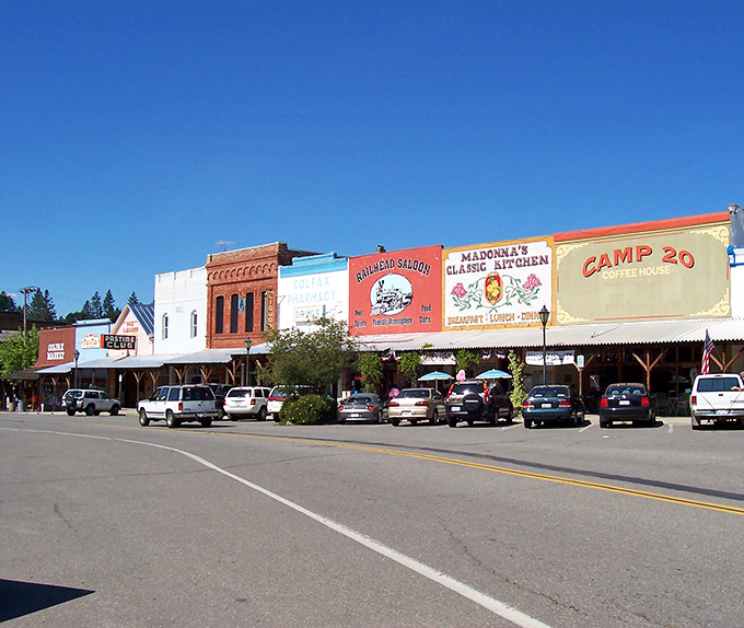 Colfax's historic main street offers a charming step back in time. Those colorful storefronts aren't just pretty&mdash;they're full of stories!