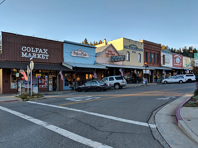Colfax's historic main street preserves its railroad town heritage while welcoming modern mountain dwellers.