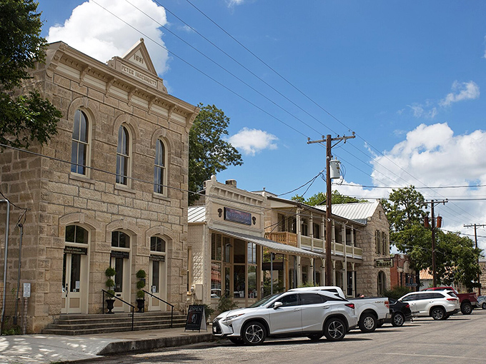 Comfort's historic district showcases limestone craftsmanship that's aged better than most Hollywood stars&mdash;without the cosmetic help.