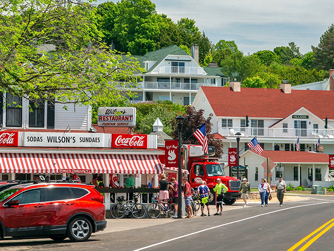 Wilson's Ice Cream Parlor in Ephraim has been serving sweet treats since 1906, a beloved Door County landmark.