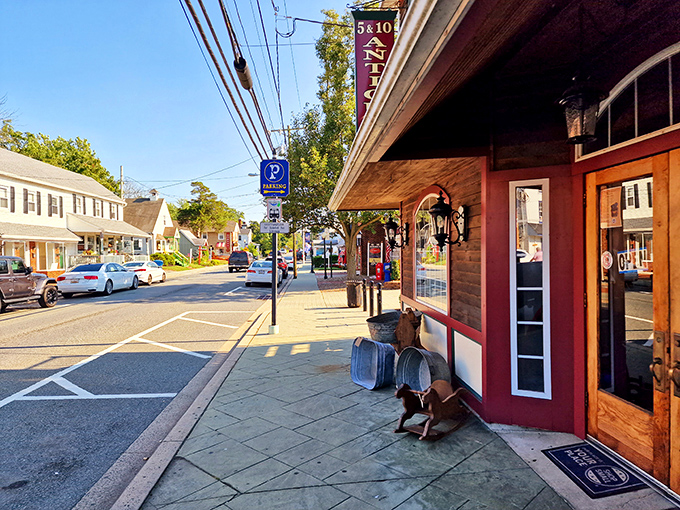 North East's main street invites leisurely strolls past shops where owners still remember your name and your last purchase.
