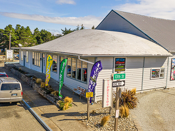 The Hub in Florence offers a glimpse of mid-century architectural charm, when buildings had personality and purpose.