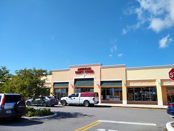 Clean parking lot, organized entrance&mdash;this isn't your grandmother's cluttered thrift store. Modern thrifting at its finest!