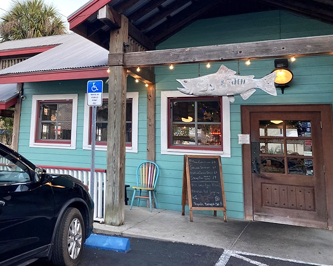 That weathered fish sign isn&rsquo;t just for show&mdash;it marks the spot for grouper sandwich heaven.