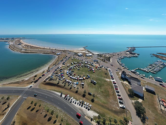 These turquoise waters prove that beachfront beauty doesn't always require beachfront budgets to enjoy fully and completely.