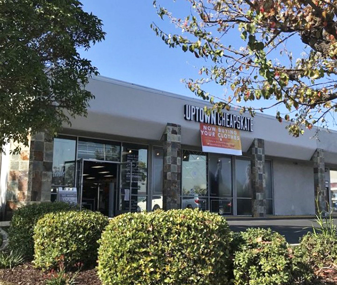 Behind those stone accents and large windows lies a thrift store that thinks it's a boutique&mdash;and we're not complaining!