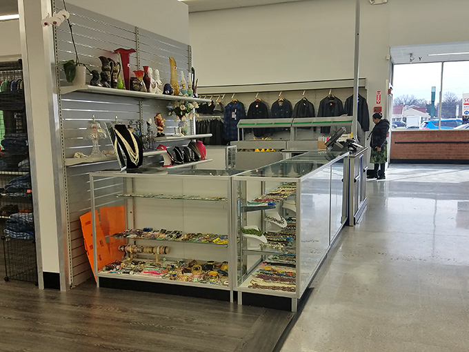 Belts, bags, and baubles creating a accessories wonderland that would make any fashionista weak in the knees.