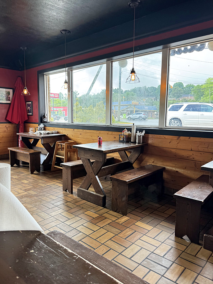 Sunlight streams through windows illuminating wooden tables where countless barbecue epiphanies have occurred&mdash;and where yours awaits.