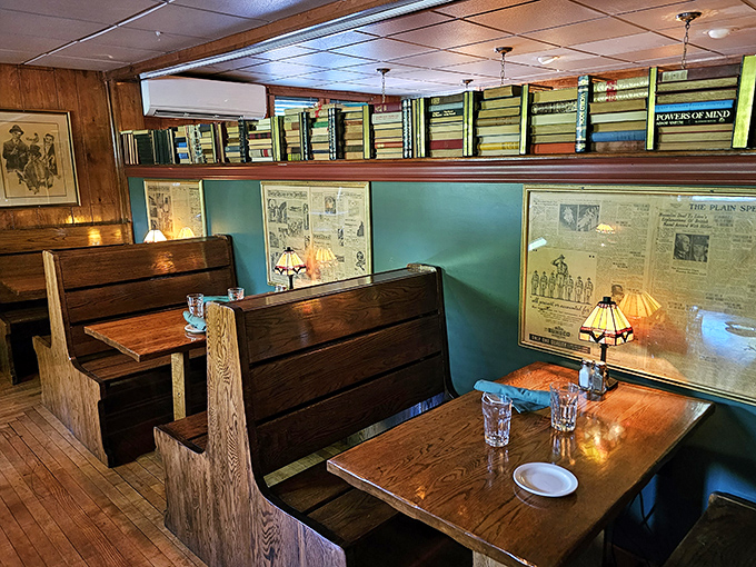 Cozy wooden booths where newspapers frame the walls &ndash; a reminder that some traditions, like a great meal with good company, never go out of style.
