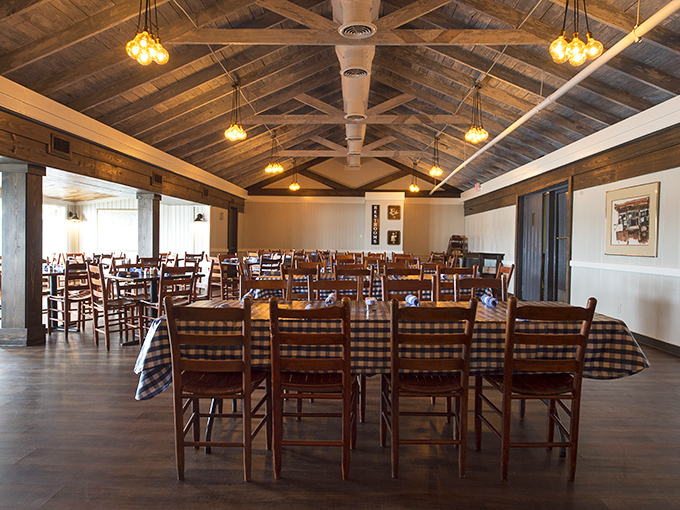 Rustic wooden beams and checkered tablecloths set the scene for memorable meals. No pretension here &ndash; just good food and good company.