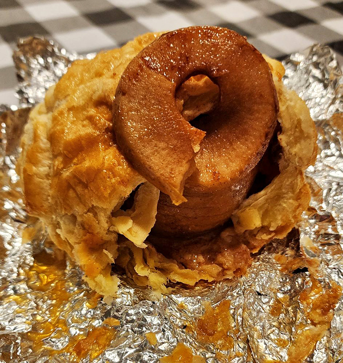 This apple dumpling isn't just dessert&mdash;it's what happens when an apple achieves its highest purpose in life, wrapped in pastry and bathed in cinnamon glory.