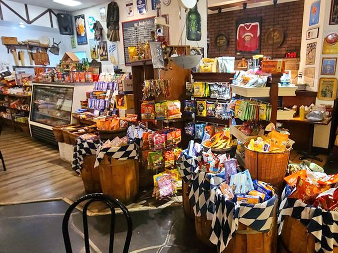 Not just snacks&mdash;these are edible souvenirs from a country where comfort food is an art form. The blue-checkered baskets add Bavarian street cred.