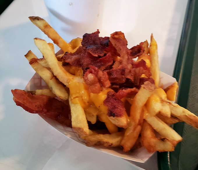 Cheese fries with bacon bits aren't just a side dish&mdash;they're what French fries dream of becoming when they grow up.