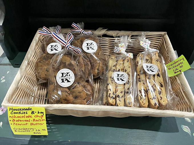 Housemade cookies packaged with care&mdash;because the only thing better than dessert now is dessert later when that 3 PM craving hits.