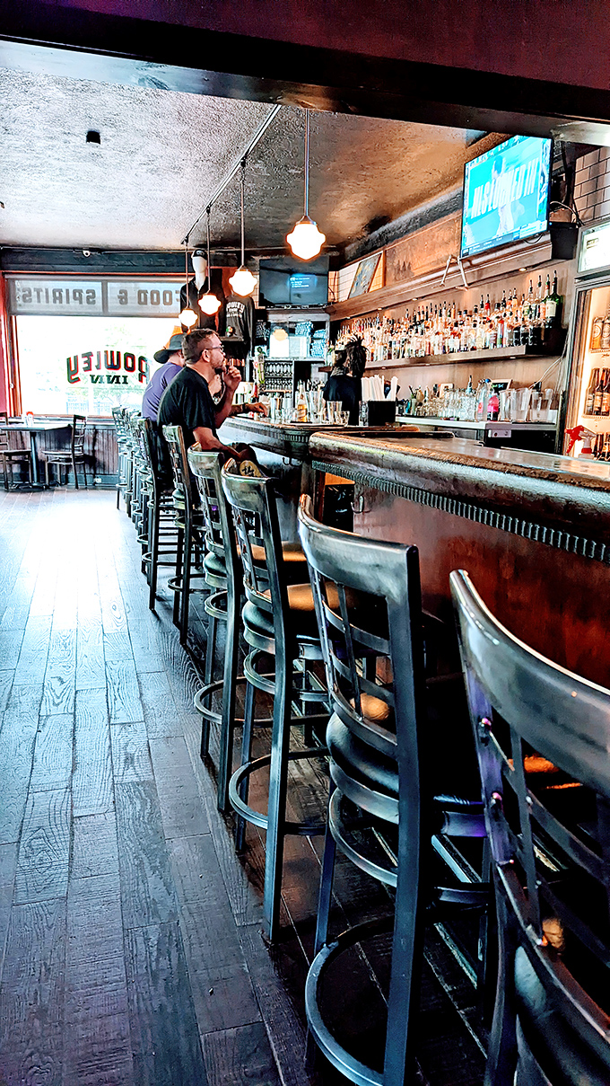 The bar seats&mdash;where regulars have worn their loyalty into the wood and newcomers find themselves instantly welcomed into the fold.