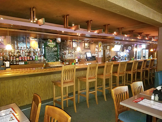 The bar's wooden stools have witnessed countless first dates, celebrations, and "just one more wing" negotiations over the years.