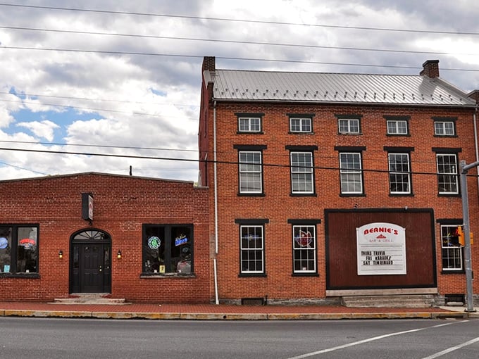 Beanie's Bar & Grill occupies a historic brick building where the conversations are as robust as whatever's on tap that evening.