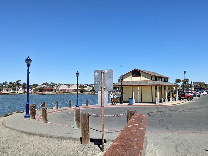 Benicia's waterfront offers the perfect spot to contemplate life's big questions &ndash; or just watch boats while eating an ice cream cone.