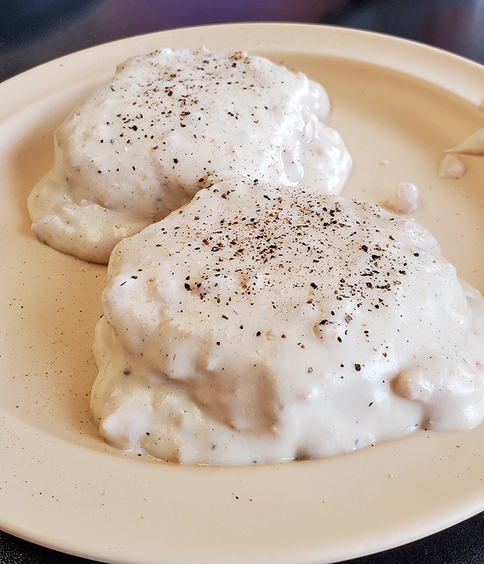 Biscuits drowning in sausage gravy &ndash; this is what your taste buds have been searching for.