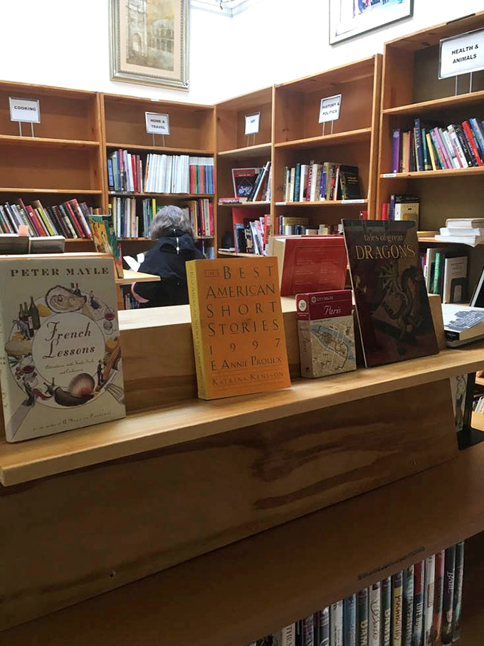 Books organized by category&mdash;a bibliophile's dream. That Peter Mayle might transport you to Provence for less than the price of lunch.