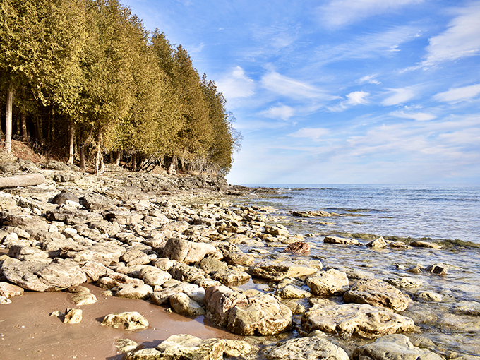 Where land meets water meets sky—nature's version of a perfect three-way relationship that somehow never gets complicated.