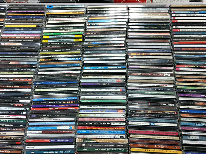 Someone's entire music collection from when we actually owned our music instead of renting it from the cloud.