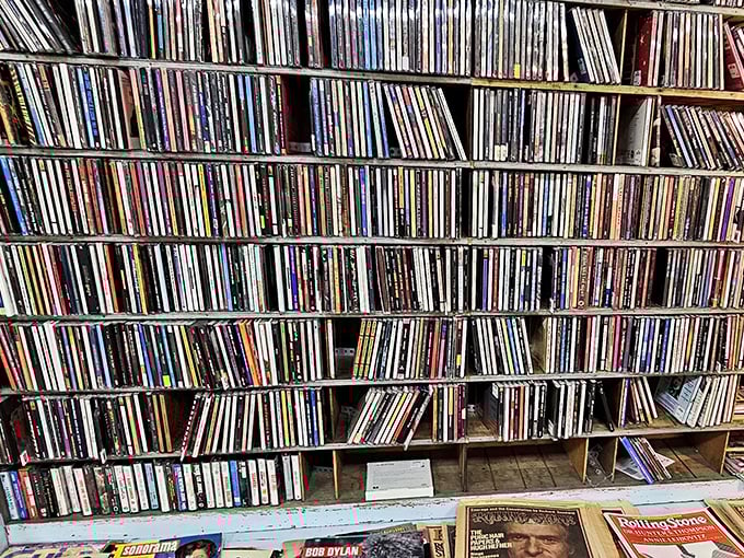 A vinyl collection that would make any DJ weep with joy. Each album cover tells a story before you even hear the first note.