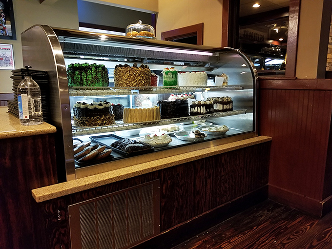 The dessert case&mdash;where willpower goes to die and "I'll just have a bite" becomes the lie we tell ourselves.