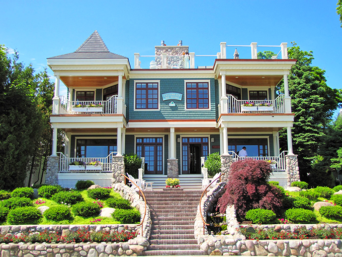 Not just a house&mdash;a masterclass in Northern Michigan luxury where every architectural detail seems to whisper, "Yes, lake views are included."
