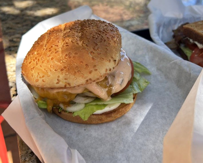 A burger that doesn't need fancy toppings to impress&mdash;just honest ingredients stacked with care. Sometimes the classics are classics for a reason.