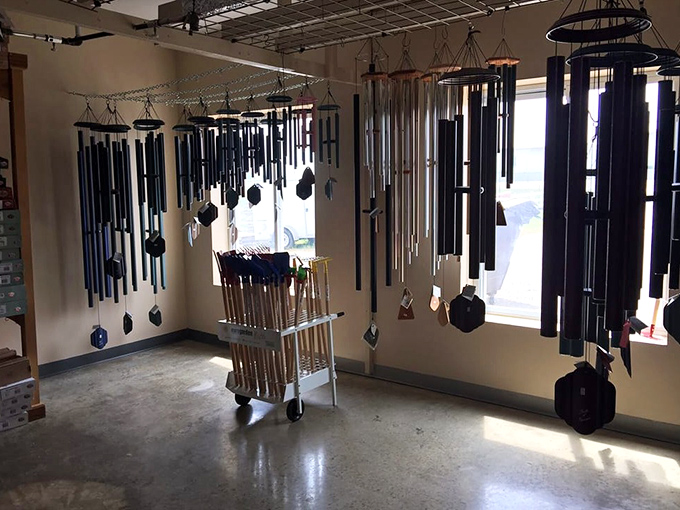 Wind chimes hanging like musical stalactites, ready to provide the soundtrack to your porch-sitting contemplation of life's sweeter moments.