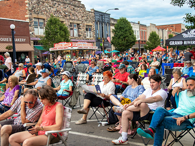 Community gatherings in Marshall aren't just events – they're small-town America in its purest form, where neighbors become family on downtown streets.