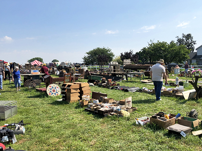 Treasure hunting, Lancaster County style: One person's farmhouse castoff becomes another's conversation piece at this sprawling outdoor market.