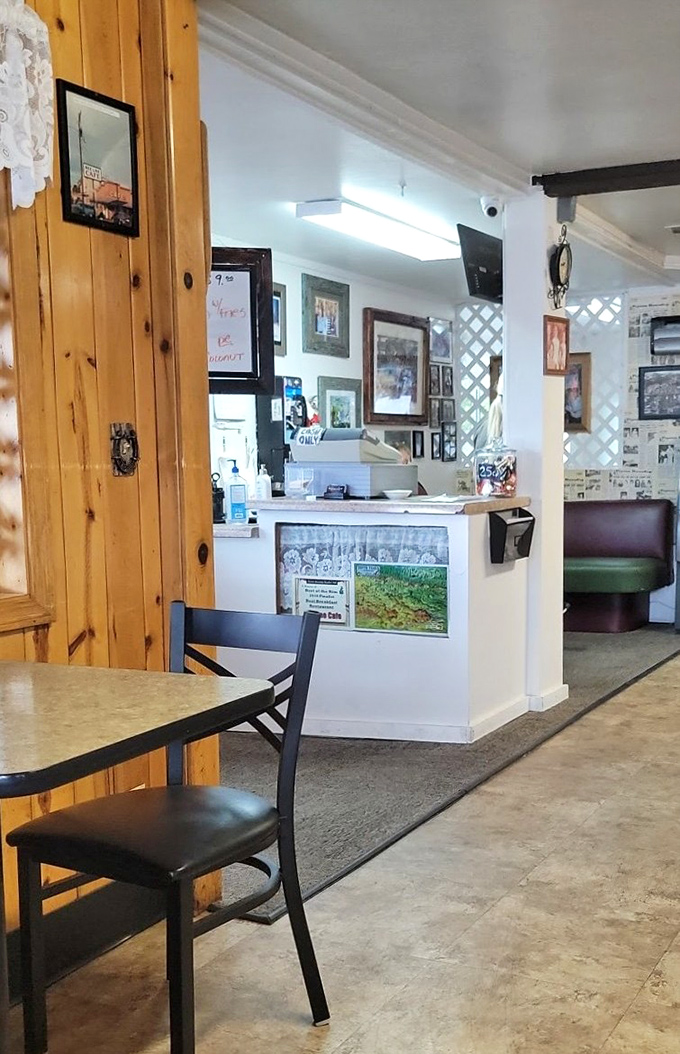 The hostess station &ndash; command central for the organized chaos that transforms hungry customers into satisfied patrons within the hour.