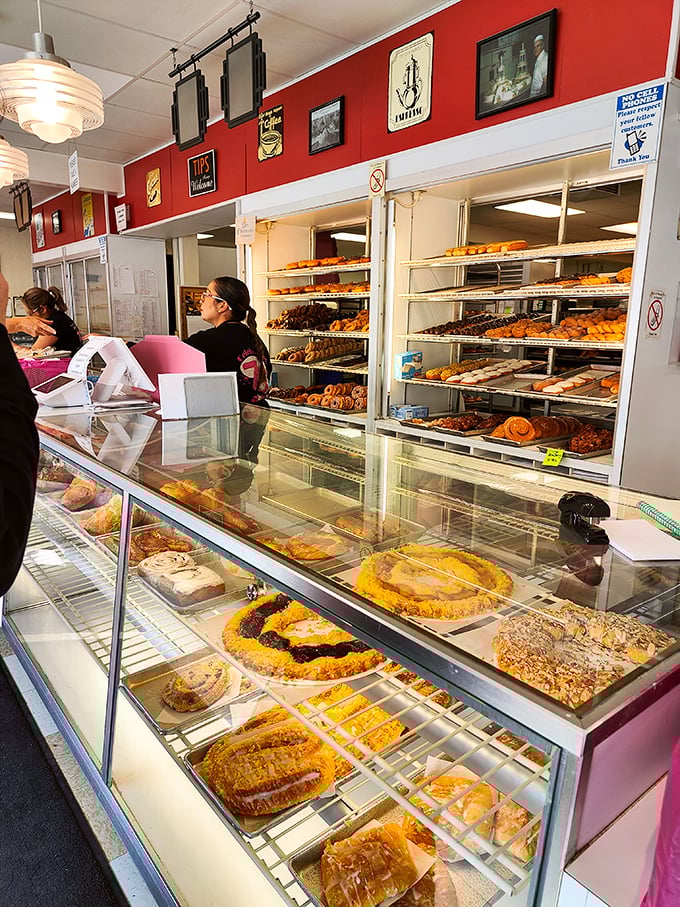 This bakery case isn't just displaying pastries&mdash;it's showcasing edible works of art that make choosing just one a delicious form of torture.