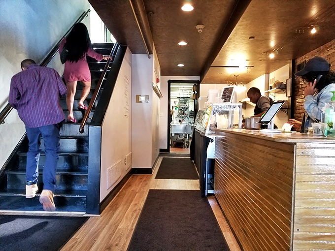 Where the magic happens&mdash;the counter where dreams are ordered and delivered in styrofoam containers of joy. Soul food's front line.