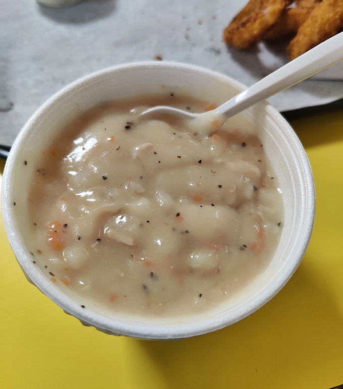 That soup's got the kind of hearty soul that could warm a Chicago winter morning.
