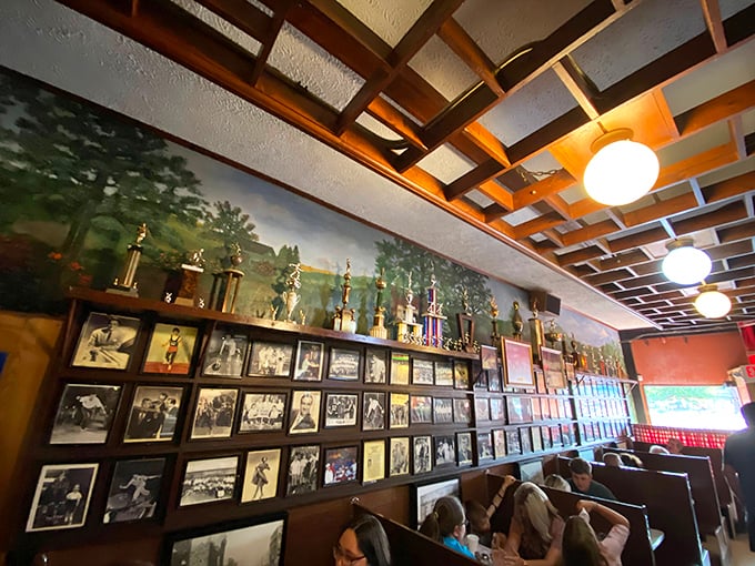 Photos line the walls like a family album where everyone's invited. Luigi's doesn't just serve food; it preserves community history one framed moment at a time.