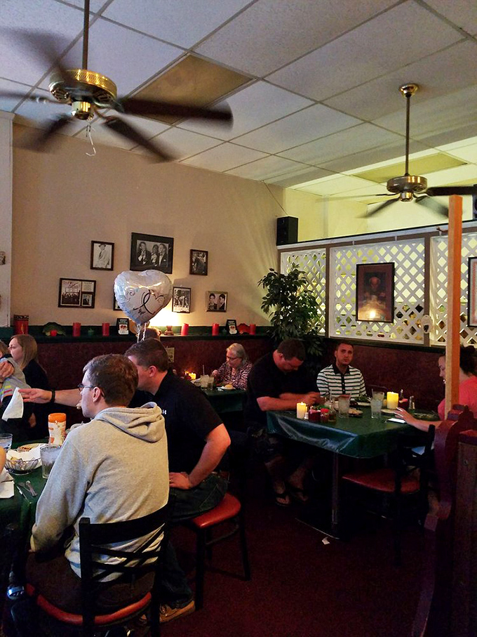 Local diners enjoying the kind of relaxed atmosphere that makes every meal feel like a special occasion.