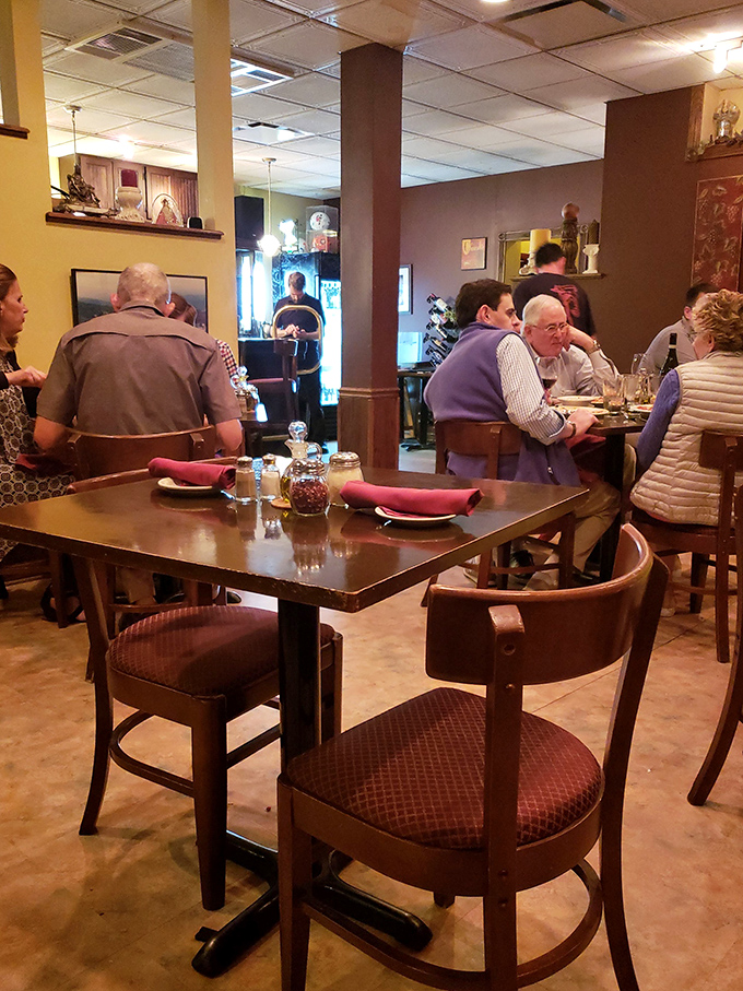 The dining room hums with the unmistakable energy of people having genuinely good meals rather than just eating because it's dinnertime.